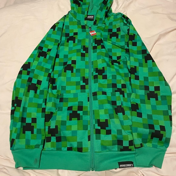 Sweaters | 32minecraft Creeper Sweater | Poshmark